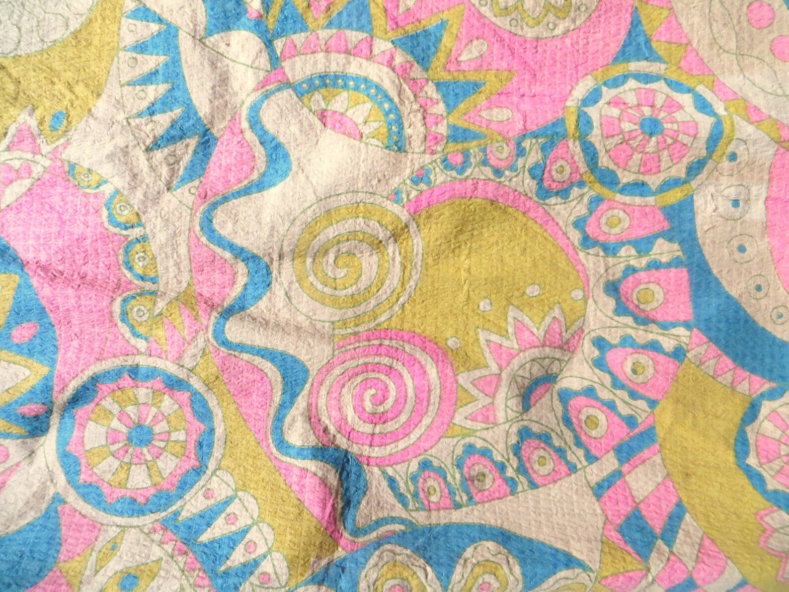 Rare Original 60s Paper Dress in Bright Summer Florals Waste | Etsy