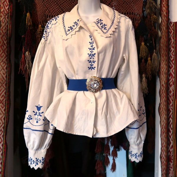 Eastern European Embroidered Shirt - Etsy