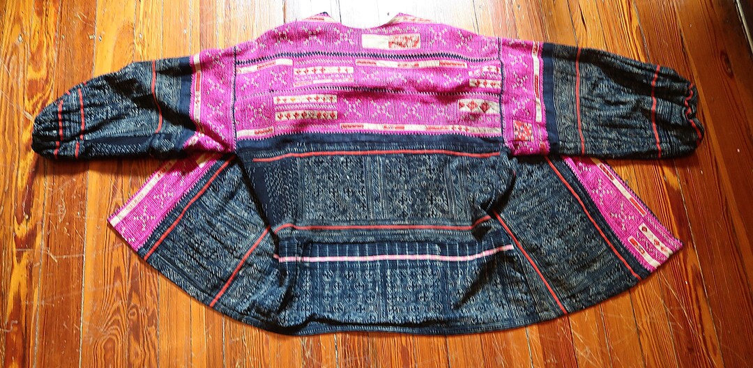 Striking Vintage OOAK Thai Embroidered/pieced/appliqued Jacket in ...