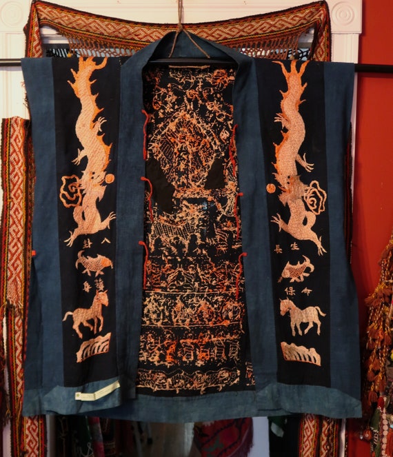 ON HOLD Rare Antique Dao Lan Tien Shamanic Robe, Indi… - Gem