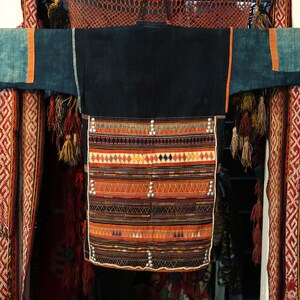 Traditional Akha Ethnic/tribal Indigo Jacket W/multi-colored Embroidery ...