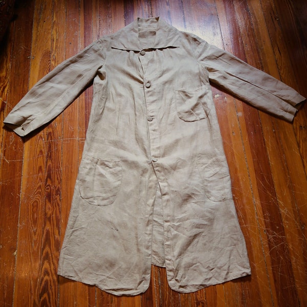 Linen Duster Coat - Etsy