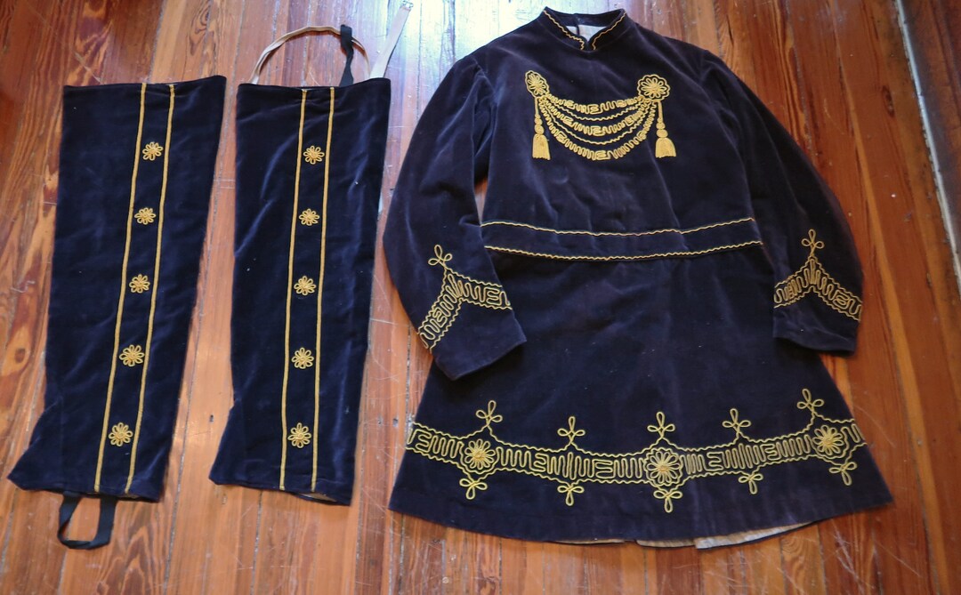 Unusual Early 1900s Ward & Stilson Co Purple Velvet Ceremonial ...