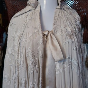Rare Long Museum Worthy Antique Edwardian/20s Heavily Embroidered and ...