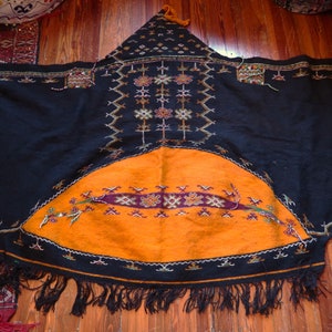 SALE Fabulous Old Moroccan Berber Amazigh Handmade Handspun Wool ...