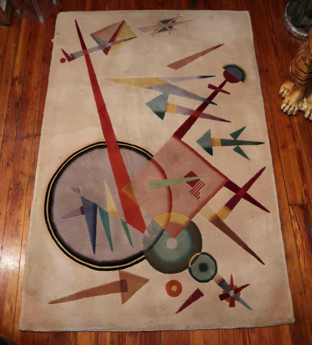Rare Vintage Guggenheim Modern Arts Collection Nourison Wool Rug ...