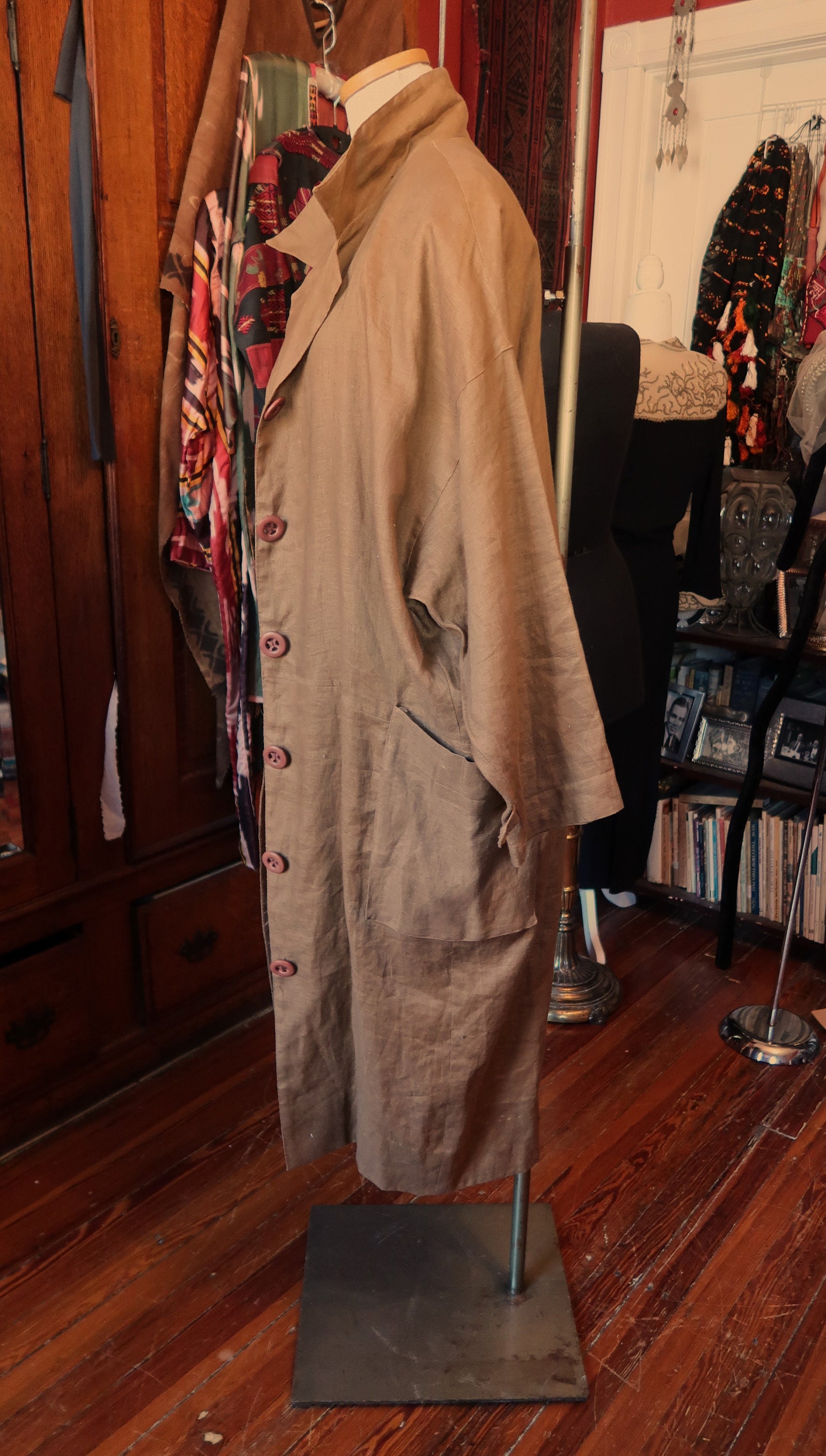 1920s Linen Duster - Etsy 1920s Linen Duster - Etsy
