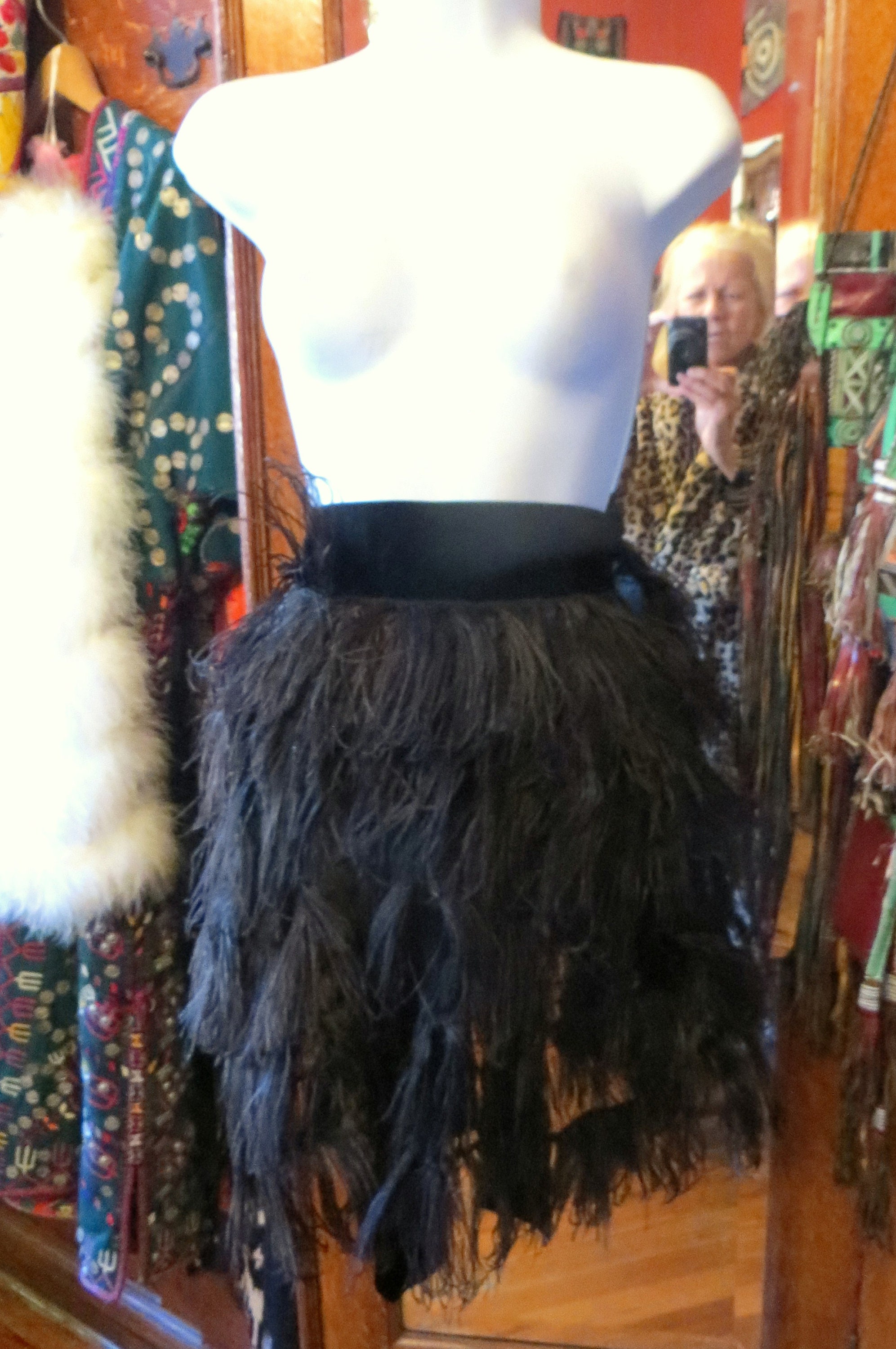SALE Rare Victorian/1920s Ostrich Feather Capelet/wrap Lined W/lace ...