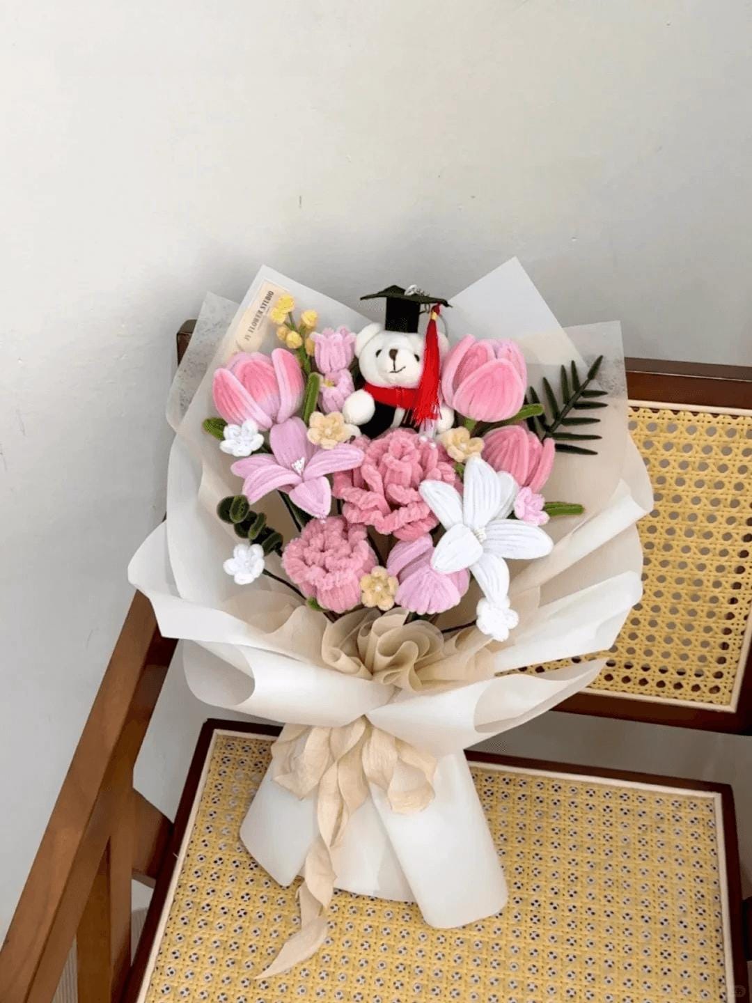 DIY Pipe Cleaner Flower Bouquet Kit, Colorful Handmade Floral ...