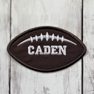 Personalized Football Patch Monogram Patch Monogram Football Patch ...