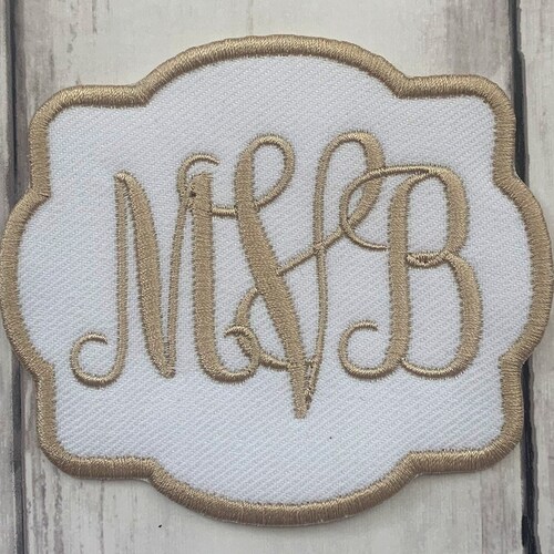 Personalized Patch Monogram Patch Custom Patches Iron on - Etsy