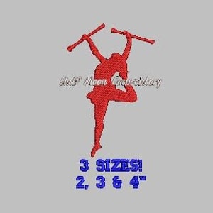 BOGO Free! Mini Twirler Embroidery Design Small Twirler Twirling ...