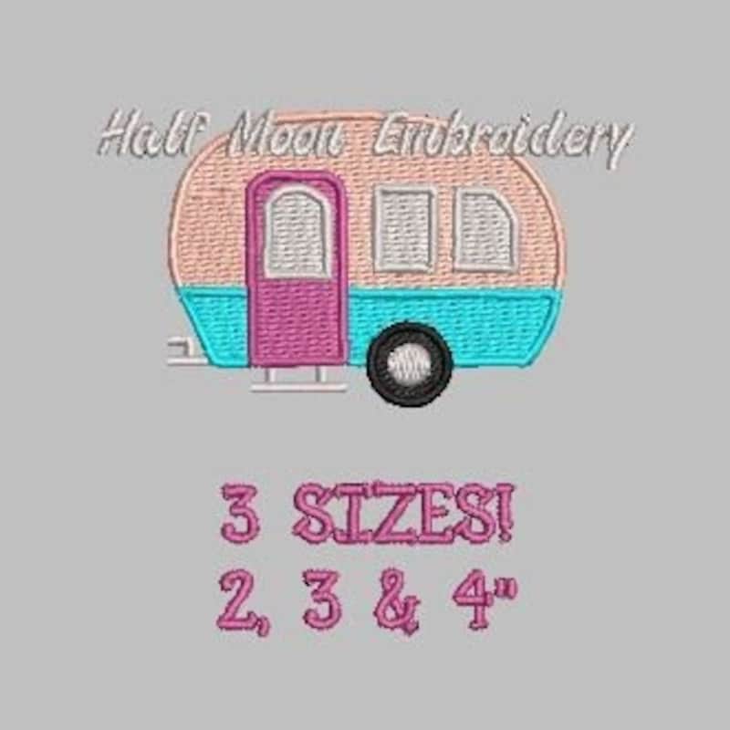 Camper Embroidery - Etsy