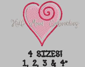 Mini Heart Embroidery Design Small Heart Machine Embroidery - Etsy