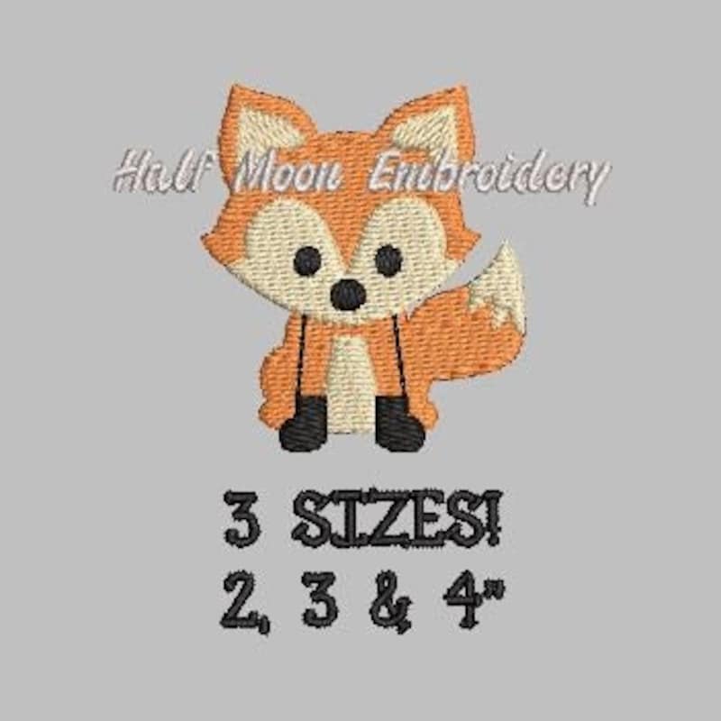 Fox Embroidery - Etsy