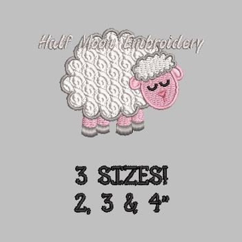 Lamb Embroidery - Etsy