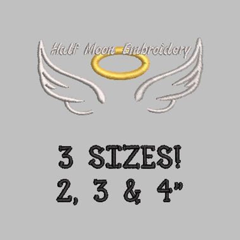 Angel Wing With Halo - Etsy
