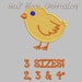 BOGO Free! Mini Baby Chick Embroidery Design | Small Chick Machine ...