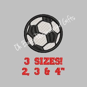 BOGO Free Soccer Ball Embroidery Design Mini Soccer Ball | Etsy