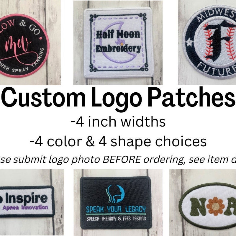 Custom Iron on Logo - Etsy