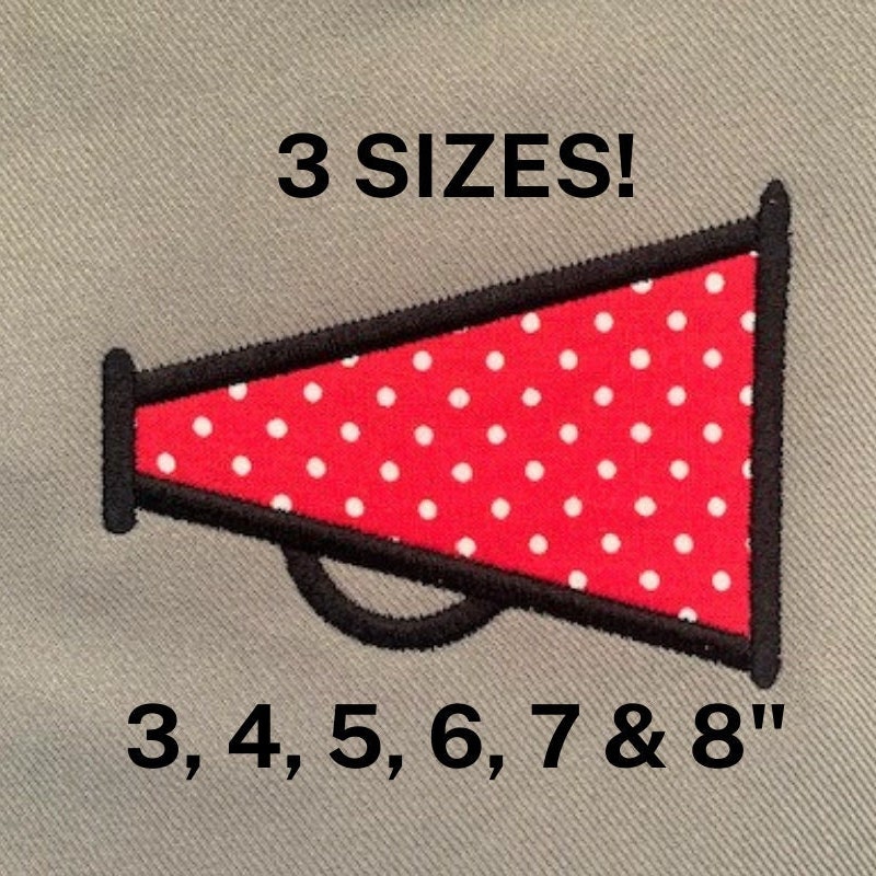 Cheerleader Applique - Etsy