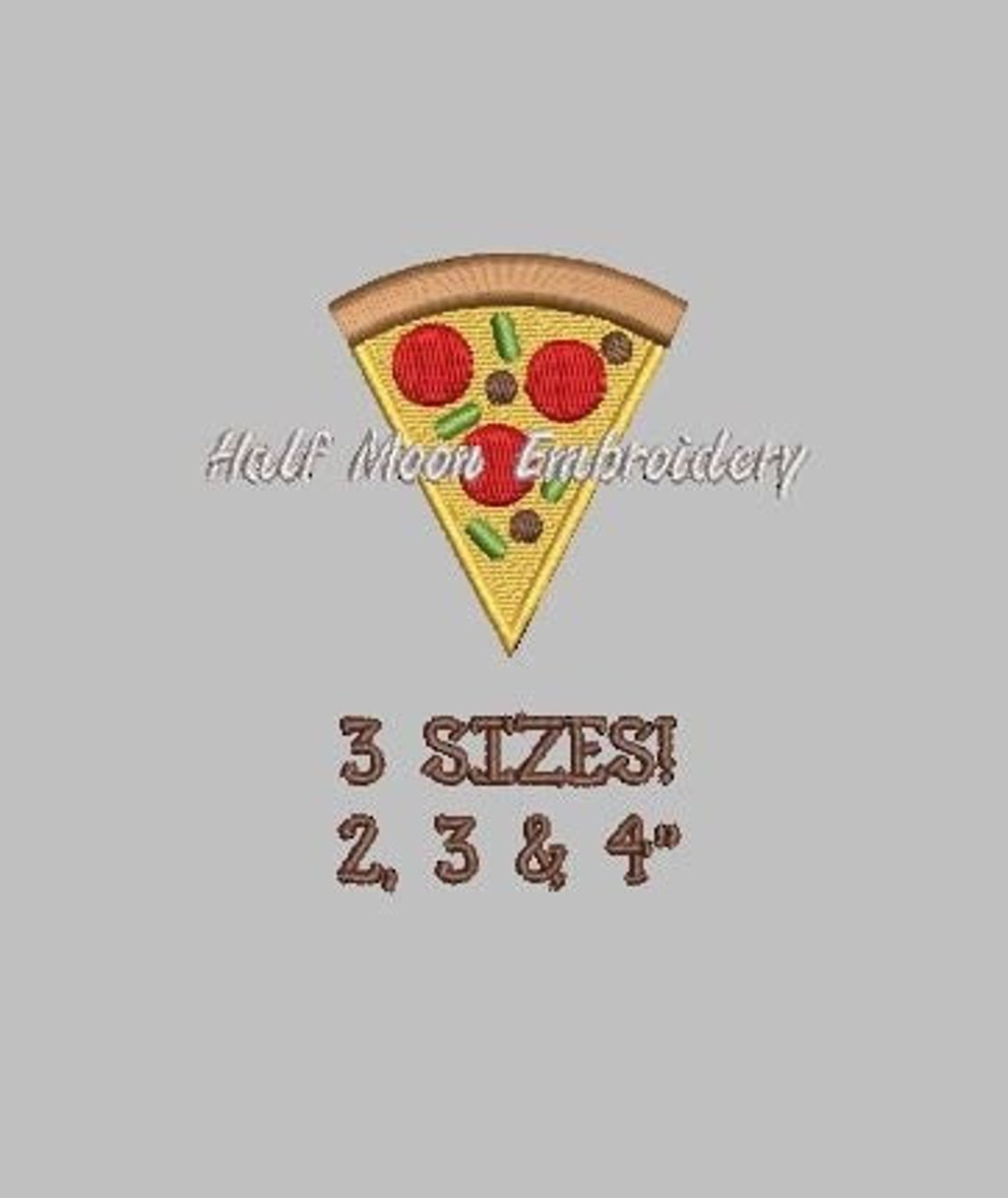 BOGO Free! Mini Pizza Embroidery Design | Small Pizza | Pizza Slice ...
