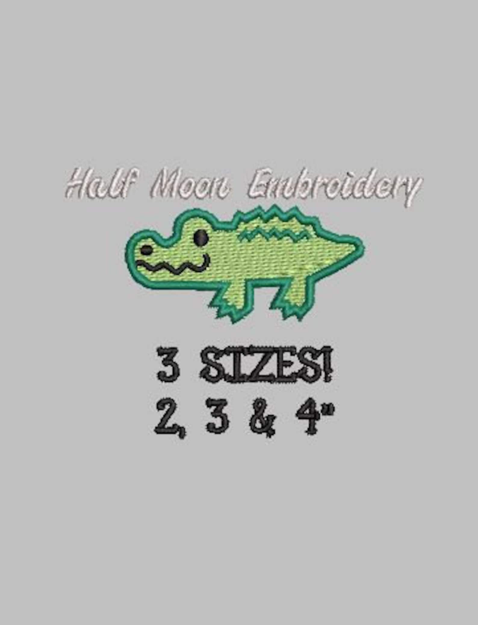 Mini Alligator Embroidery Design | Small Alligator Mini Crocodile ...