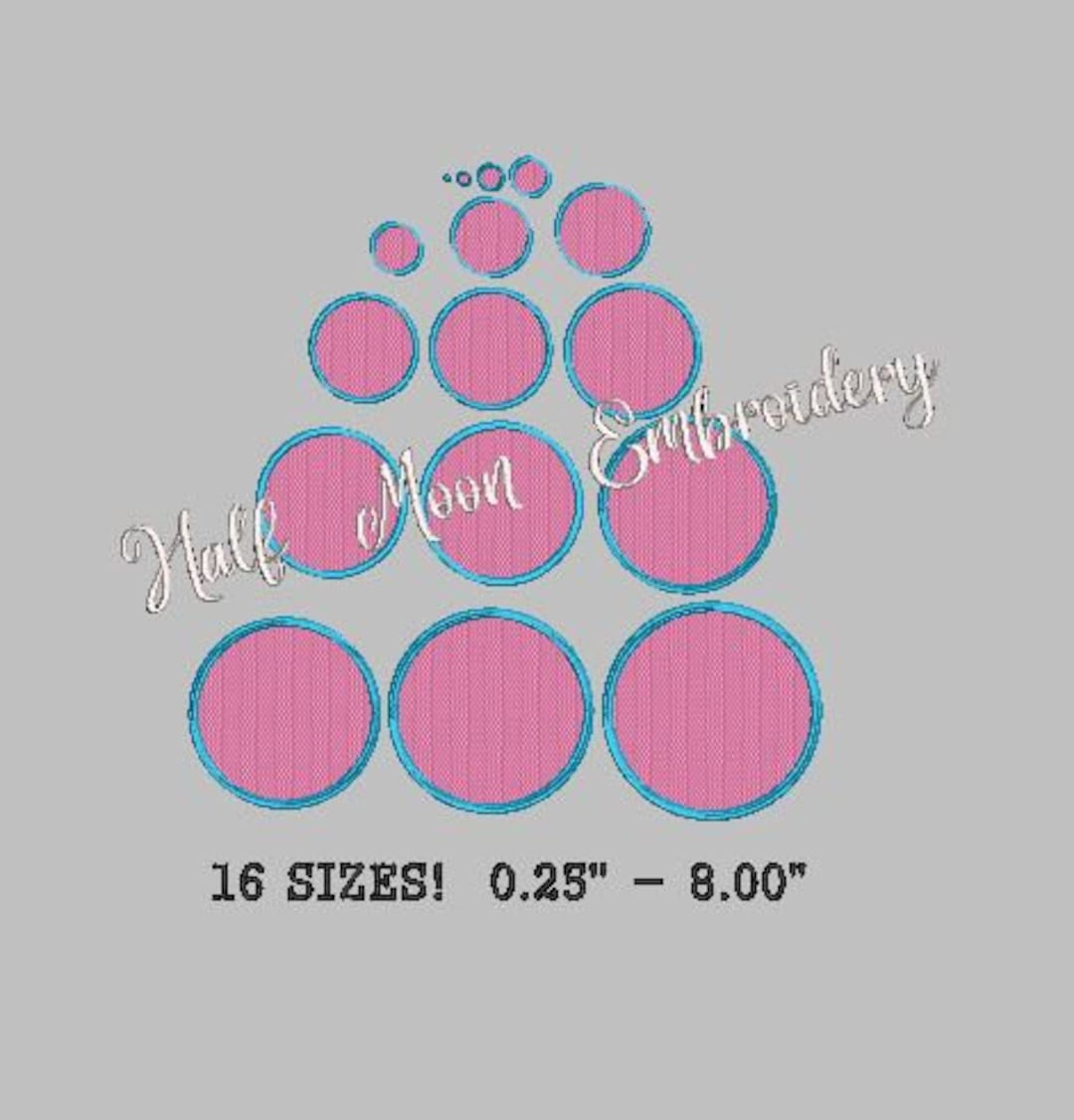 BOGO Free! Mini Polka Dots Embroidery Design | Small Polka Dots | Mini ...
