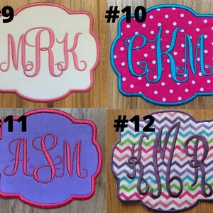 Personalized Patch Monogram Patch Custom Patches Iron on Patches ...