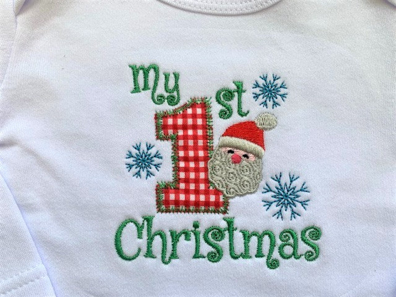 BOGO Free! My First Christmas Embroidery Design My 1st Christmas ...