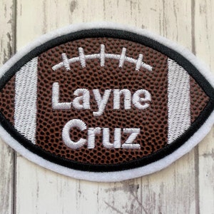 Personalized Football Letterman Jacket Patch Football Jacket Patch ...