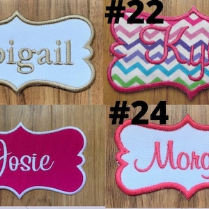 Personalized Patch Monogram Patch Custom Patches Iron on Patches ...