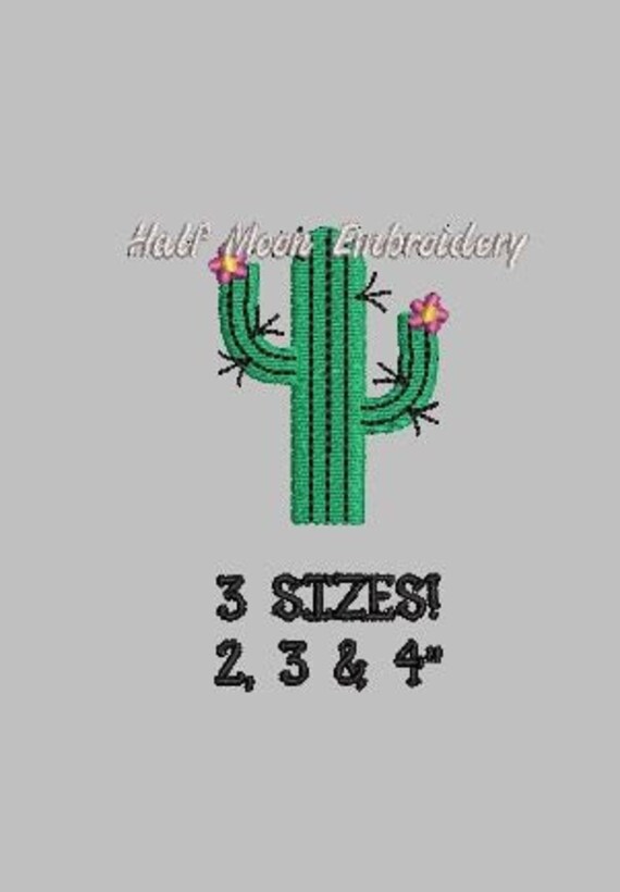 BOGO Free Mini Cactus Embroidery Design Small Cactus Mini - Etsy