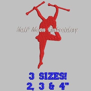 BOGO Free! Mini Twirler Embroidery Design Small Twirler Twirling ...