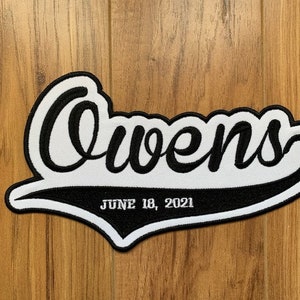 Name Patch Letterman Jacket Patch Cheer Patch Mascot | Etsy