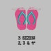 BOGO FREE! Mini Flip Flops Embroidery Design | Small Flip Flops | Mini ...