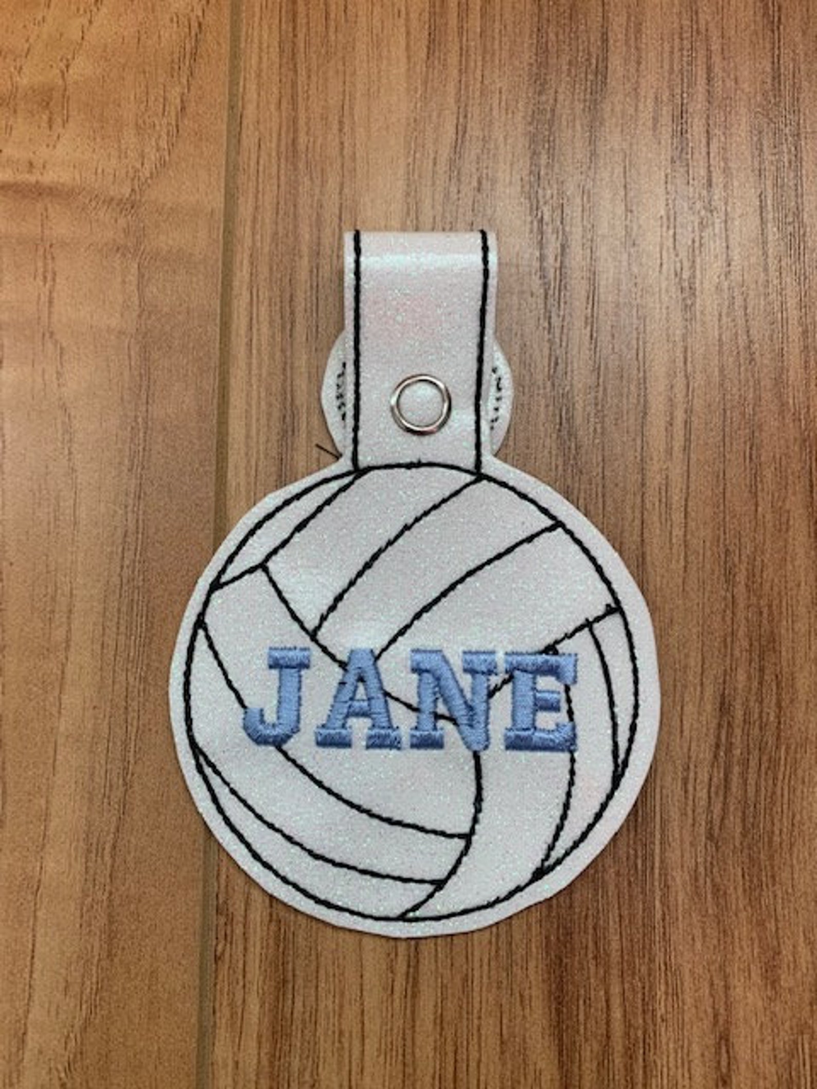 Personalized Volleyball Bag Tag | Personalized Volleyball Backpack Tag ...