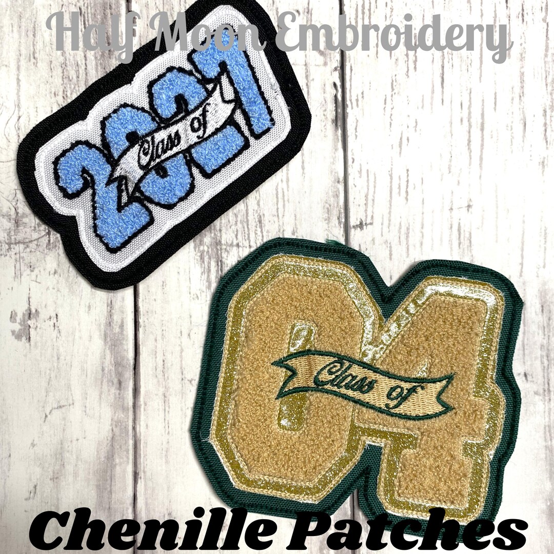Graduation Year Letterman Jacket Patch | Chenille Class of 2025 Jacket ...