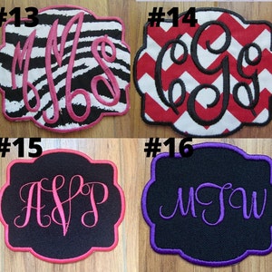Personalized Patch Monogram Patch Custom Patches Iron on Patches ...