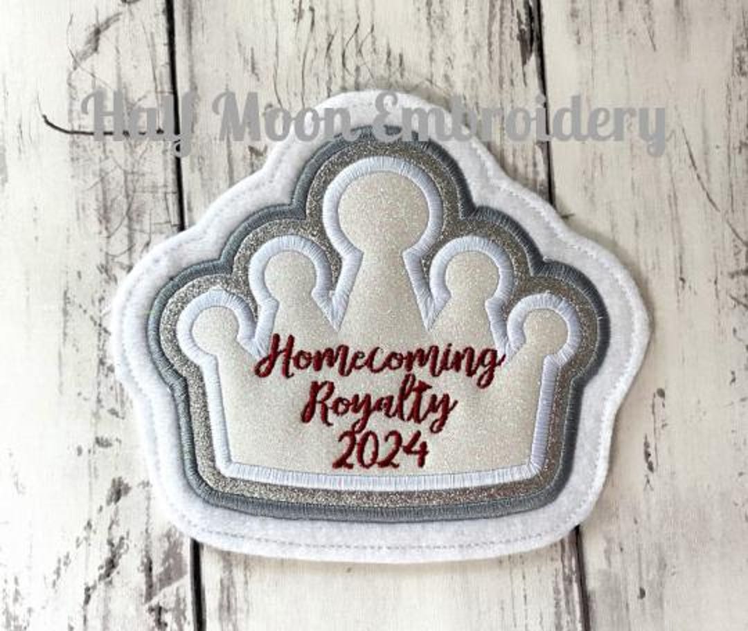 Personalized Homecoming Queen Letterman Jacket Patch | Prom Queen Patch ...