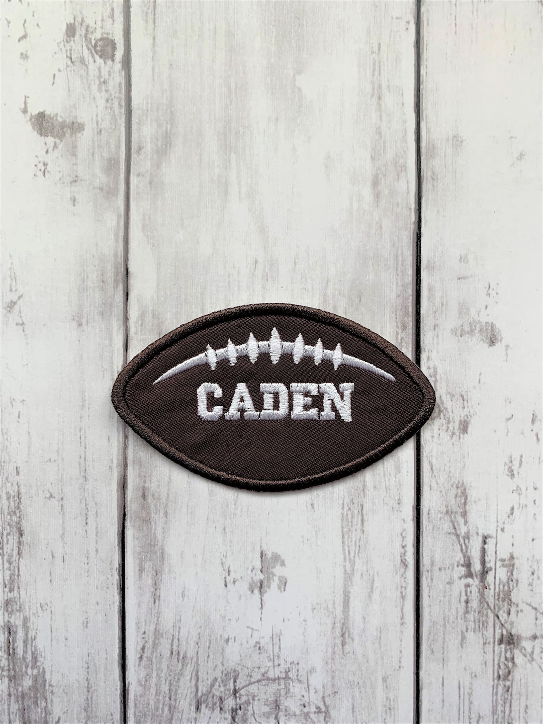 Personalized Football Patch Monogram Patch Monogram Football Patch ...