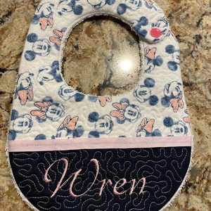 ITH Baby Bib Embroidery Design | ITH Bib Embroidery Design | Ith ...