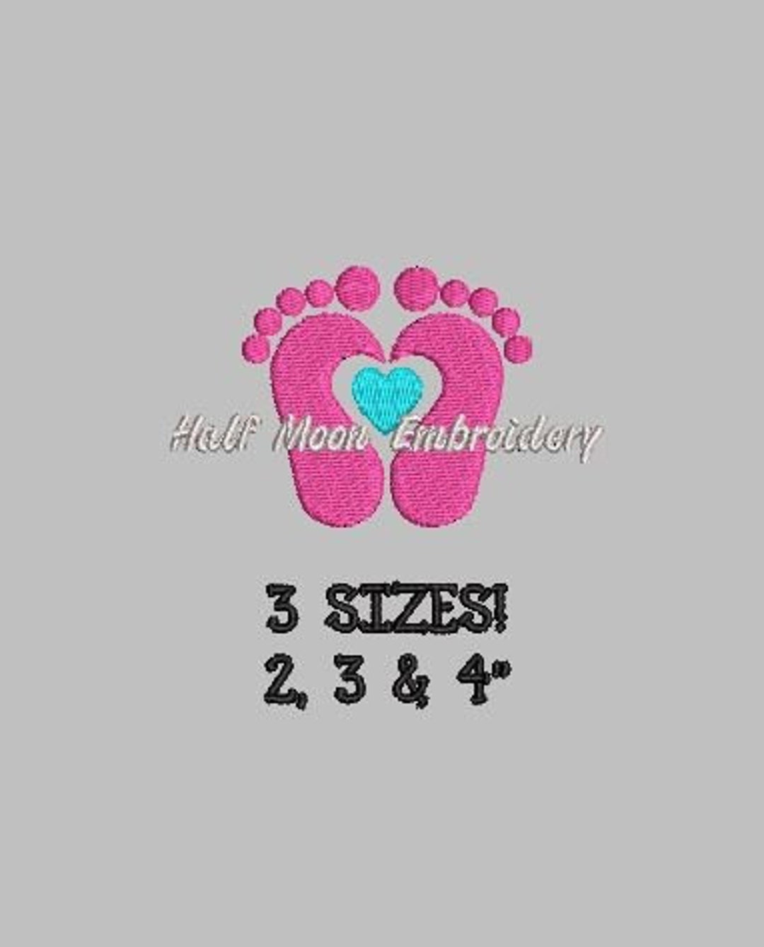 BOGO Free! Mini Baby Feet Embroidery Design | Mini Baby Footprints ...