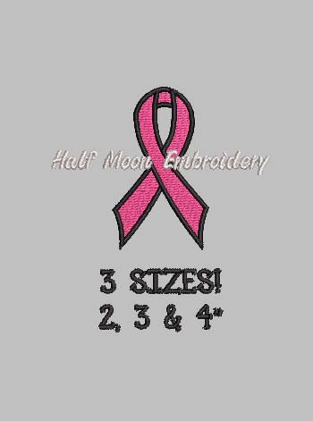 BOGO Free! Mini Cancer Ribbon Embroidery Design | Small Cancer Ribbon ...