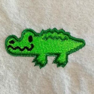 BOGO Free! Mini Alligator Embroidery Design | Small Alligator Mini ...