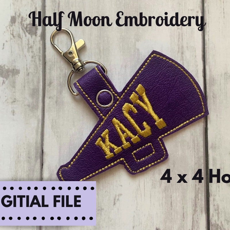 Embroidery Key Fob Cheer - Etsy