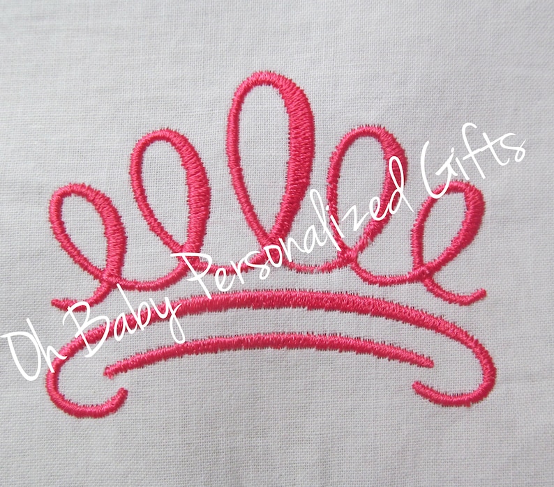 BOGO Free Mini Princess Crown Embroidery Design Small - Etsy