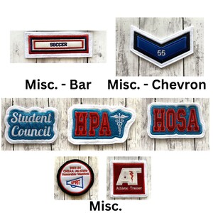 Personalized Letterman Jacket Patch Custom Jacket Patches Class of 2025 Patches Football Patches ...