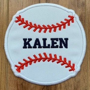 Personalized Baseball Patch Personalized Softball Patch Custom Softball ...