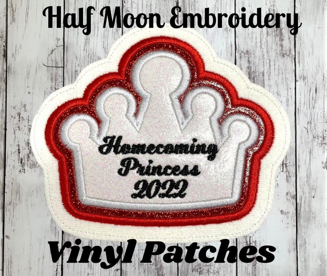 Personalized Homecoming Queen Letterman Jacket Patch | Prom Queen Patch ...